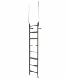 Steel Vertical Ladder With Rail Extensions - Factory Equipment