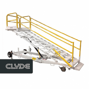 Aircraft Maintenance Stands by Factory Equipment