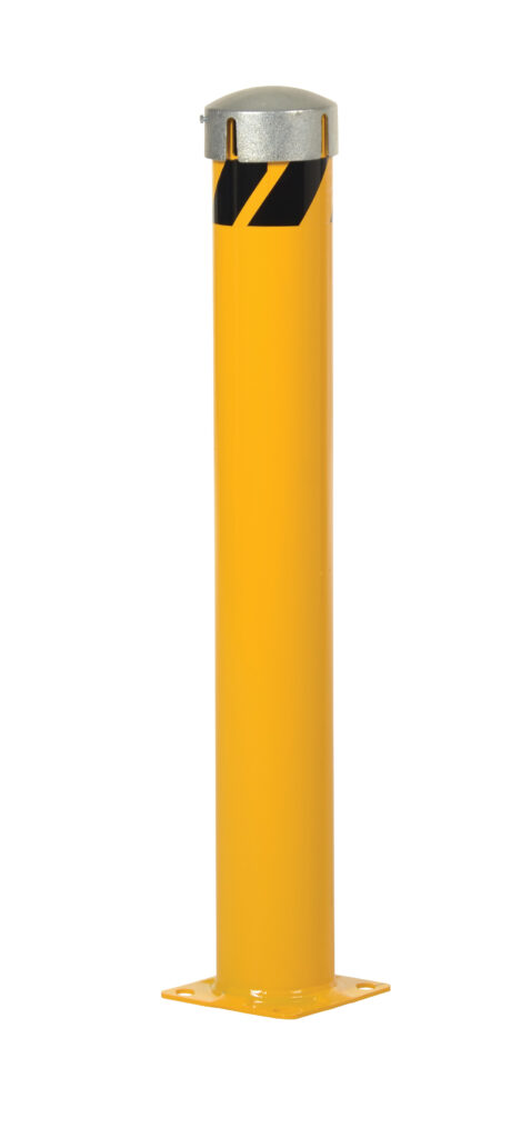 Vestil Steel Pipe Bollard with Removable Bolt-On Steel Cap and Slots 42 ...