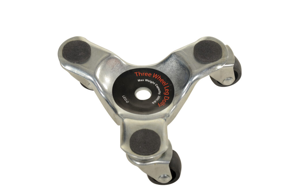 Vestil Steel Leg Dolly 5-13/16 In. x 6-3/8 In. x 2-1/2 In. 200 Lb ...